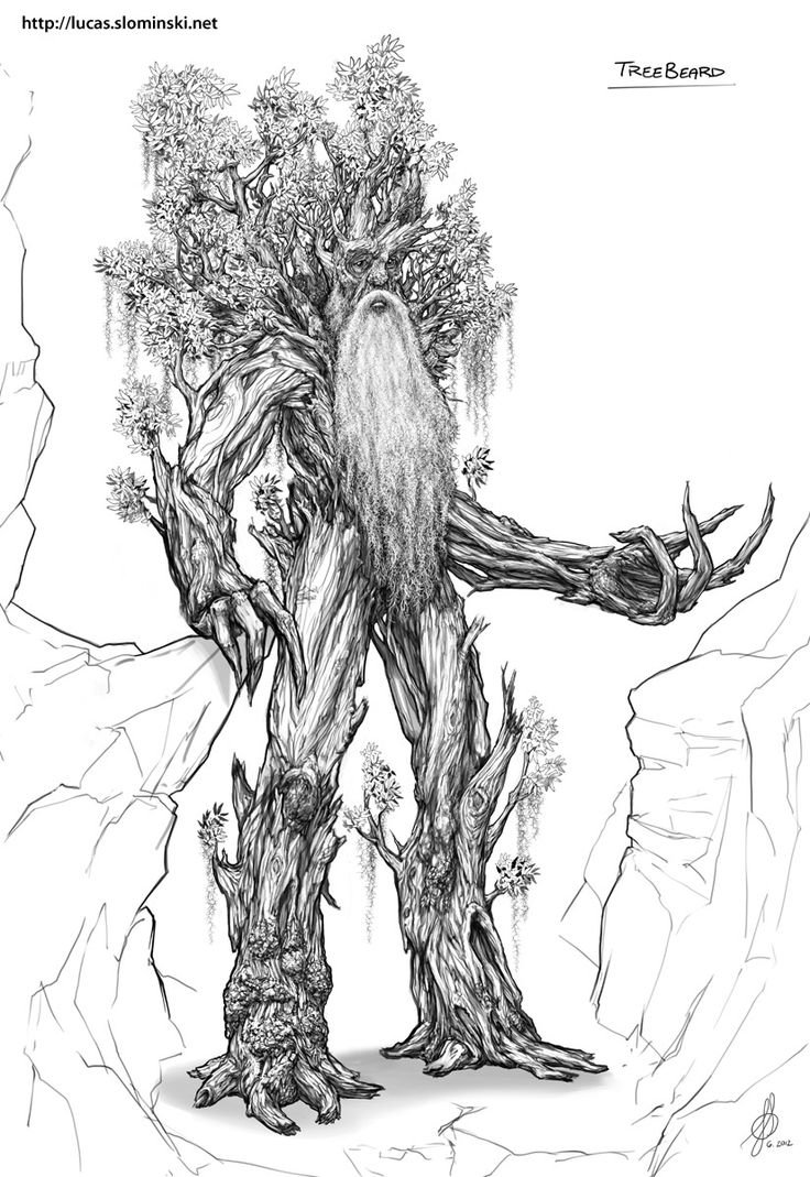 Как нарисовать лешего (65 фото) скачать бесплатно
