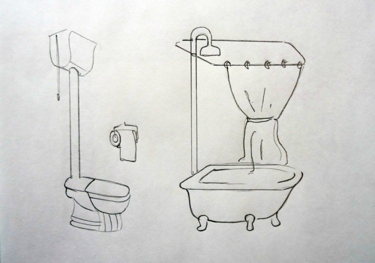 Как нарисовать унитаз (58 фото) скачать бесплатно