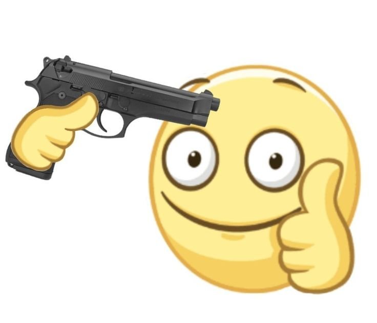 Смайлики с пистолетом у виска (41 фото) скачать бесплатно