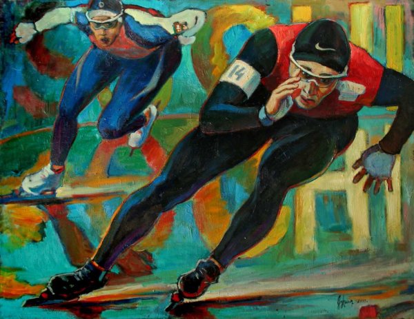 Спорт в живописи (54 фото) скачать бесплатно