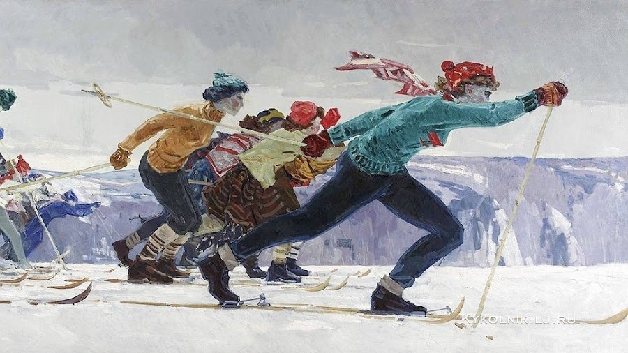 Спорт в живописи (54 фото) скачать бесплатно